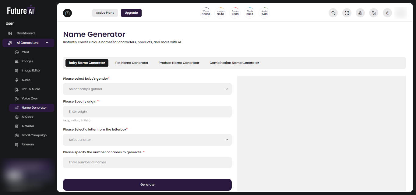 Future Ai - OpenAI Content, Image, Chat, Code Generator as SaaS by media-city