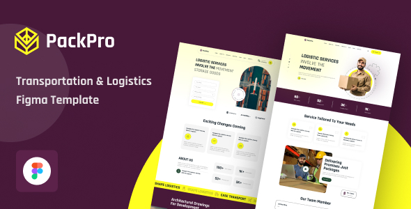 PackPro - Transportation & Logistics Figma Template by Mugli | ThemeForest