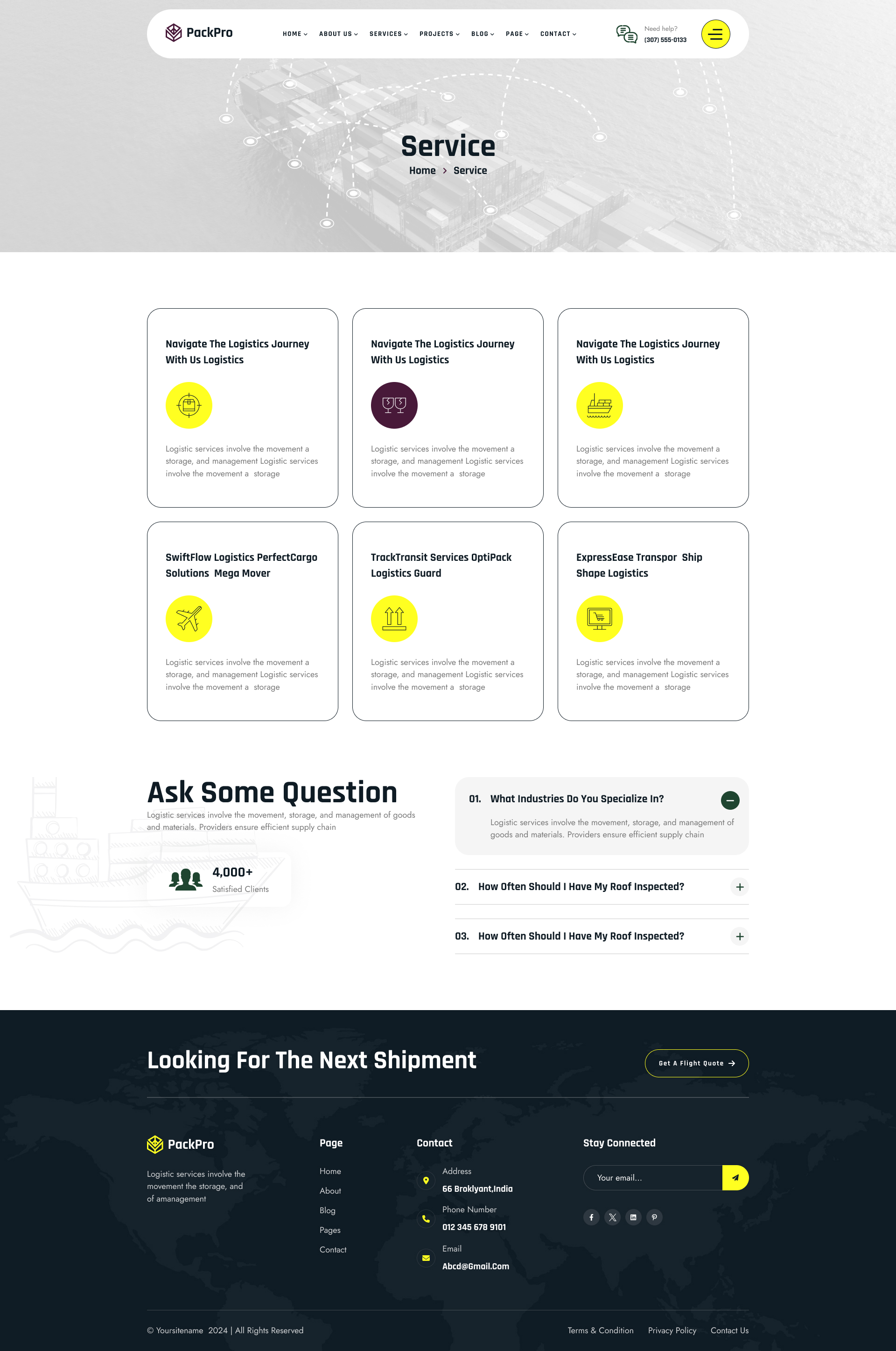 PackPro - Transportation & Logistics Figma Template by Mugli | ThemeForest