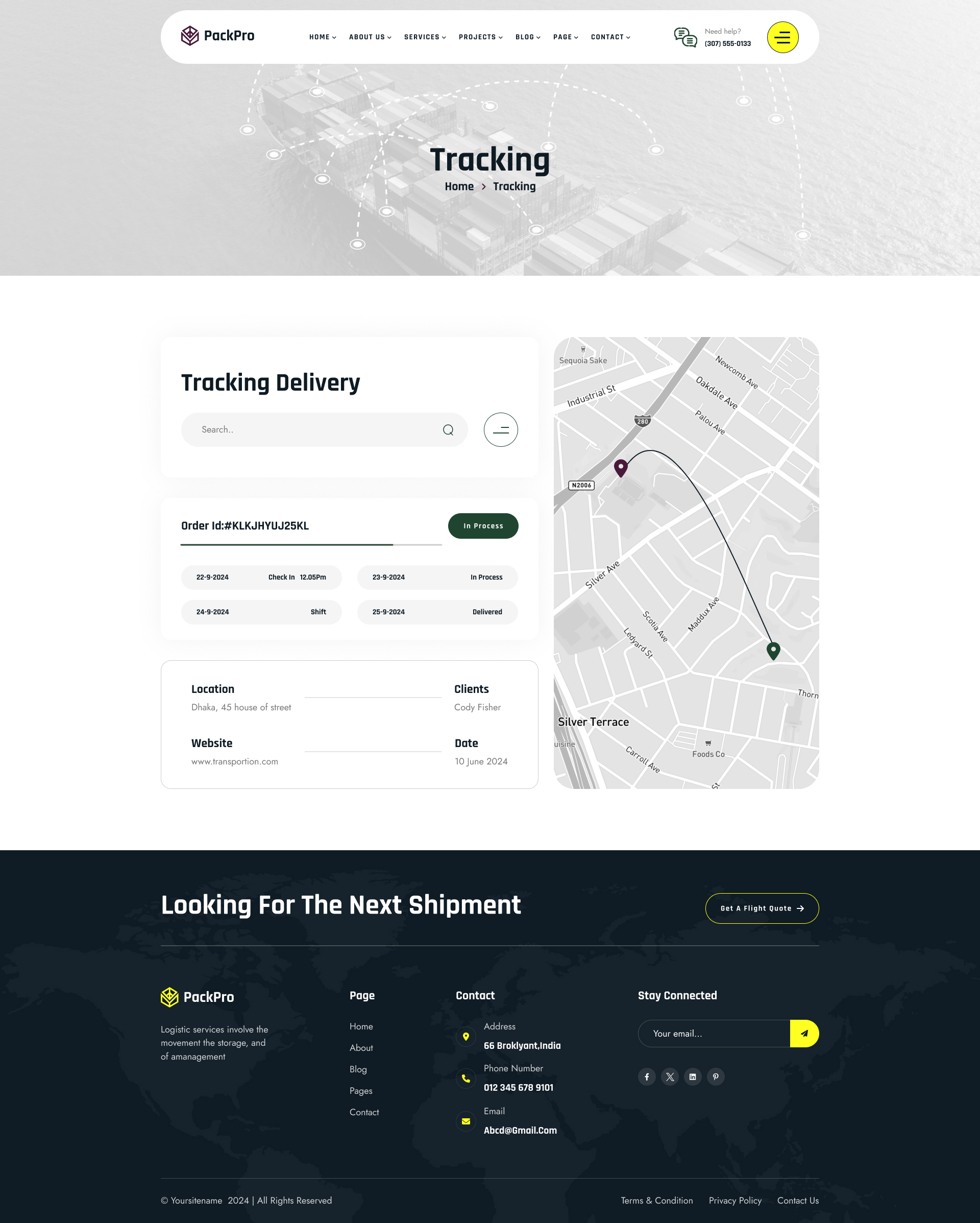 PackPro - Transportation & Logistics Figma Template by Mugli | ThemeForest