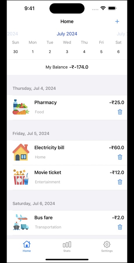 Expense Tracker - iOS App by knobapps | CodeCanyon
