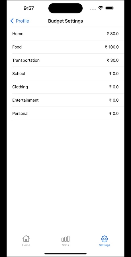 Expense Tracker - iOS App by knobapps | CodeCanyon