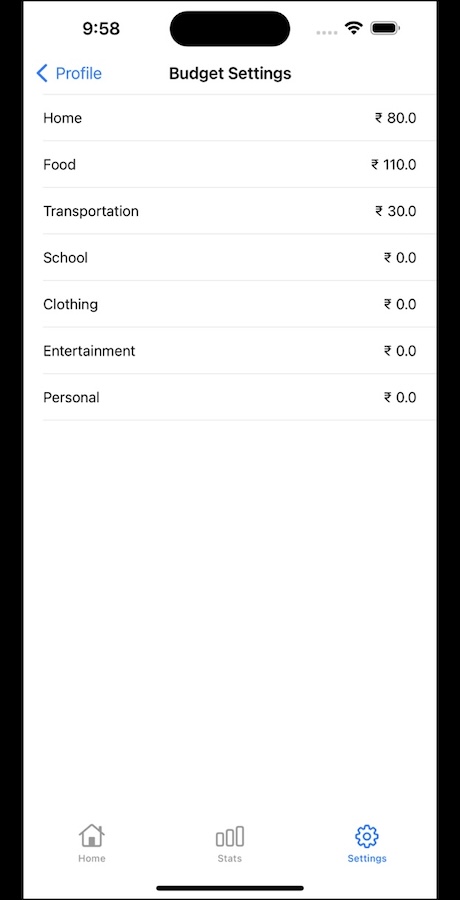 Expense Tracker - iOS App by knobapps | CodeCanyon