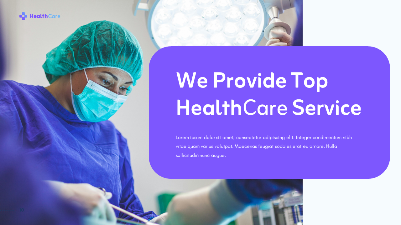 HealthCare - Medical and Healthcare Presentation Template, Presentation ...