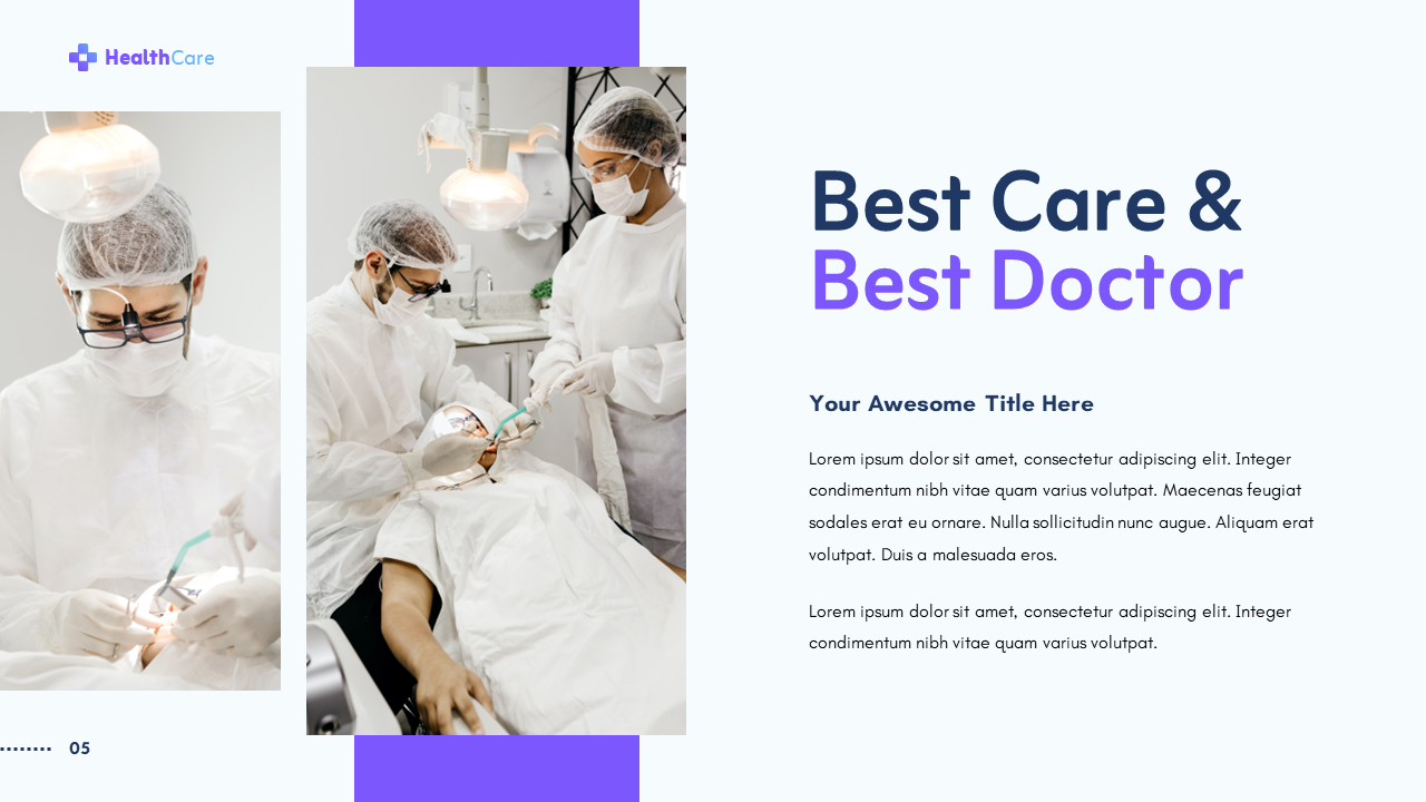 HealthCare - Medical and Healthcare Presentation Template, Presentation ...