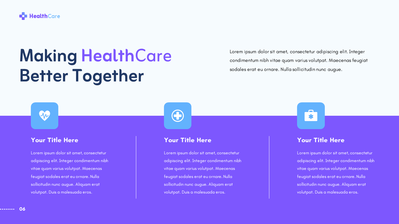 HealthCare - Medical and Healthcare Presentation Template, Presentation ...