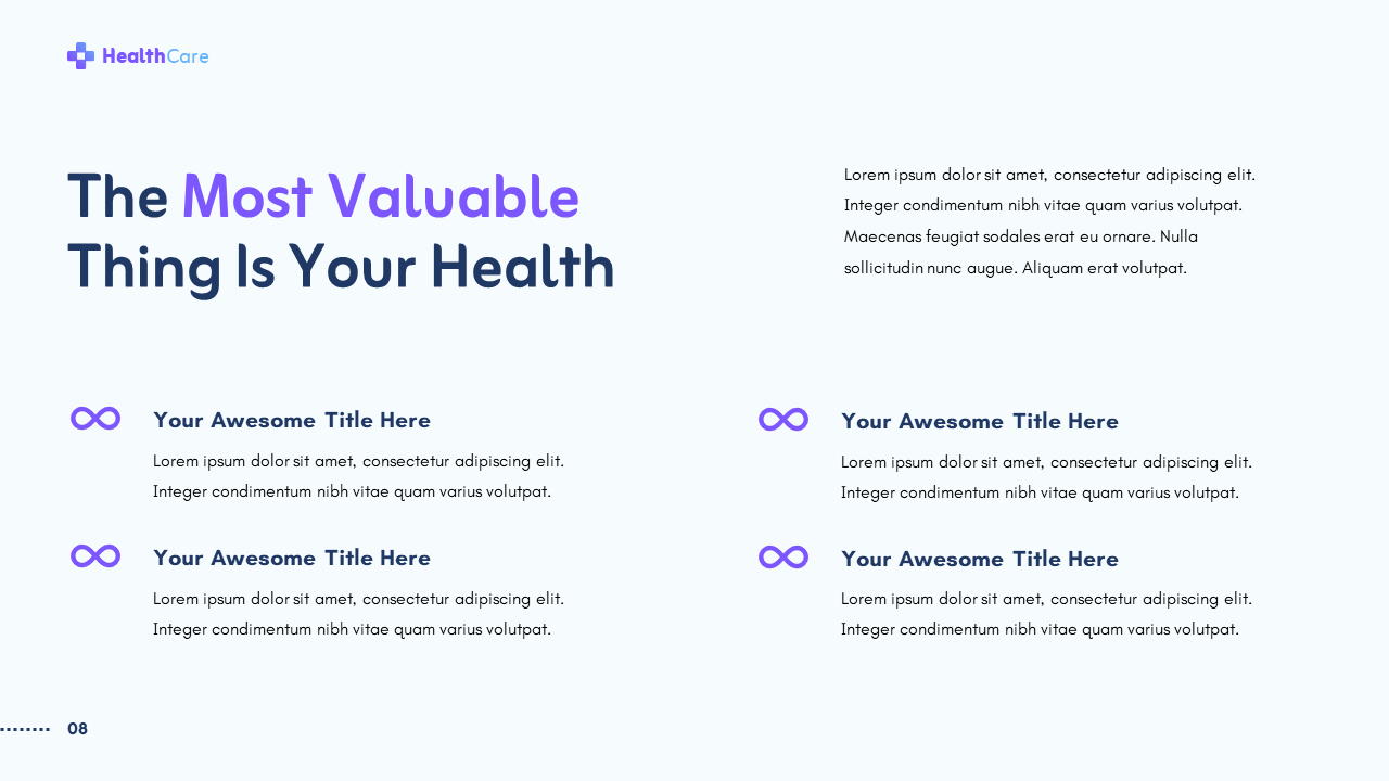 HealthCare - Medical and Healthcare Presentation Template, Presentation ...