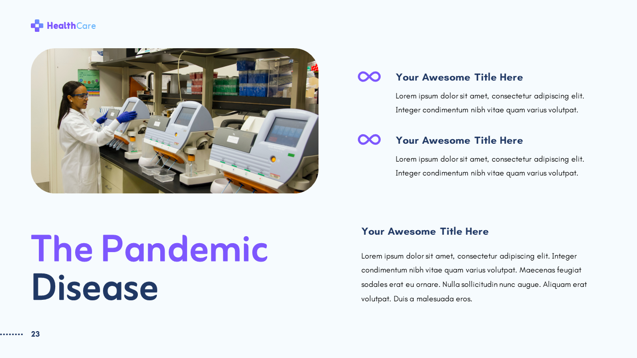 HealthCare - Medical and Healthcare Presentation Template, Presentation ...