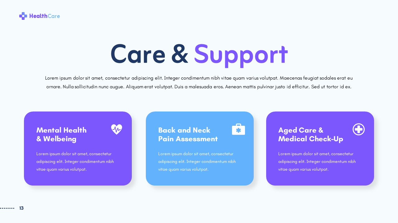 HealthCare - Medical and Healthcare Presentation Template, Presentation ...