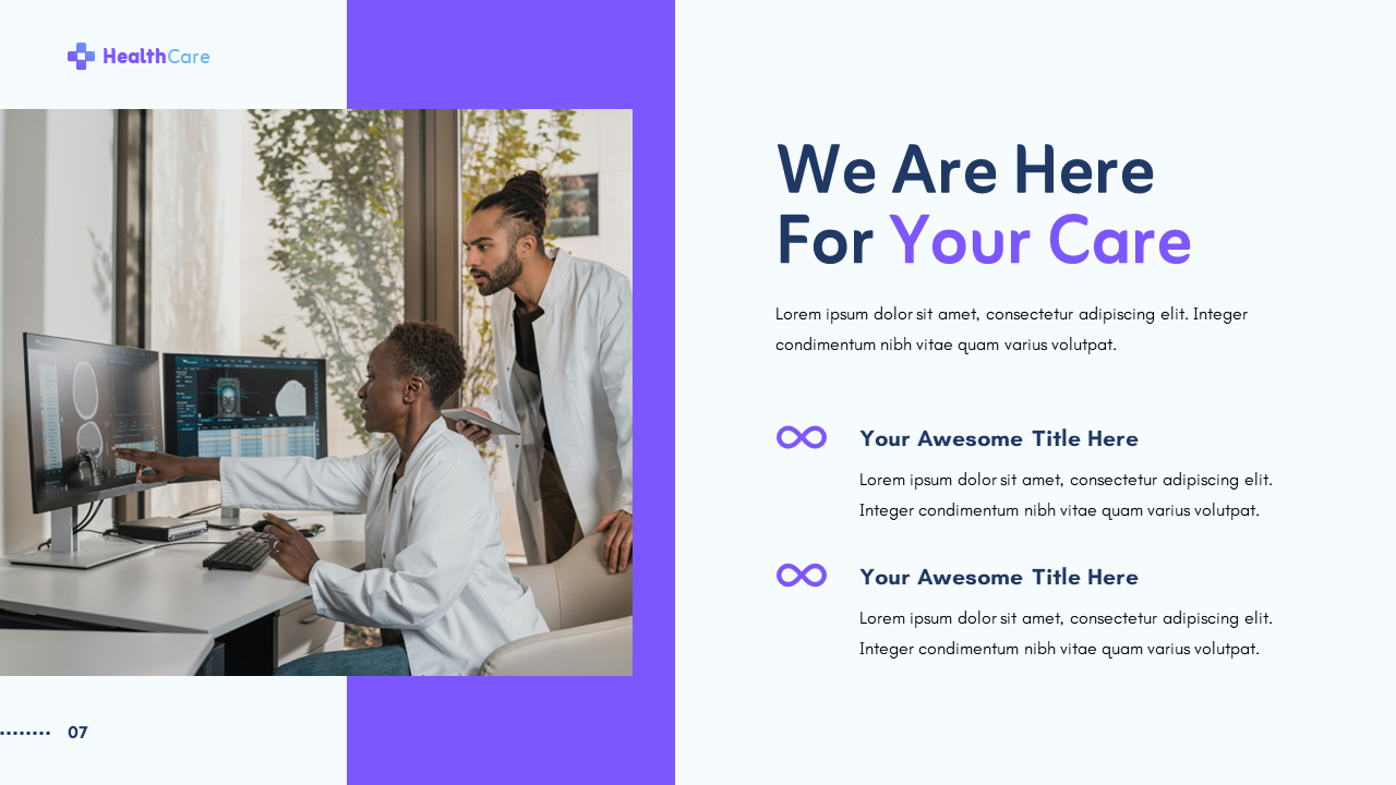 HealthCare - Medical and Healthcare Presentation Template, Presentation ...