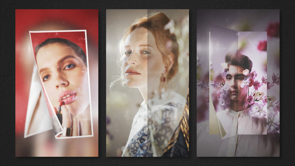 Flip Pages Slideshow Reel Transitions, After Effects Project Files