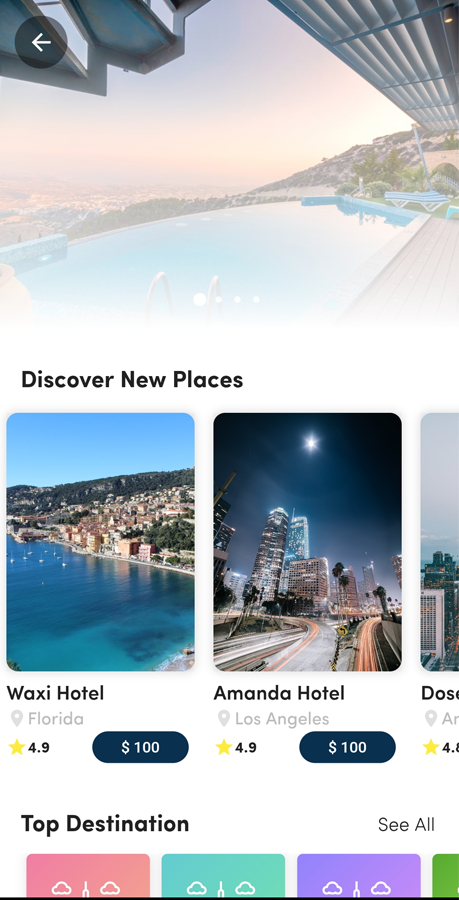 Flux Hotel Booking hotel full application in Flutter 3.0 by JeffDevelopers