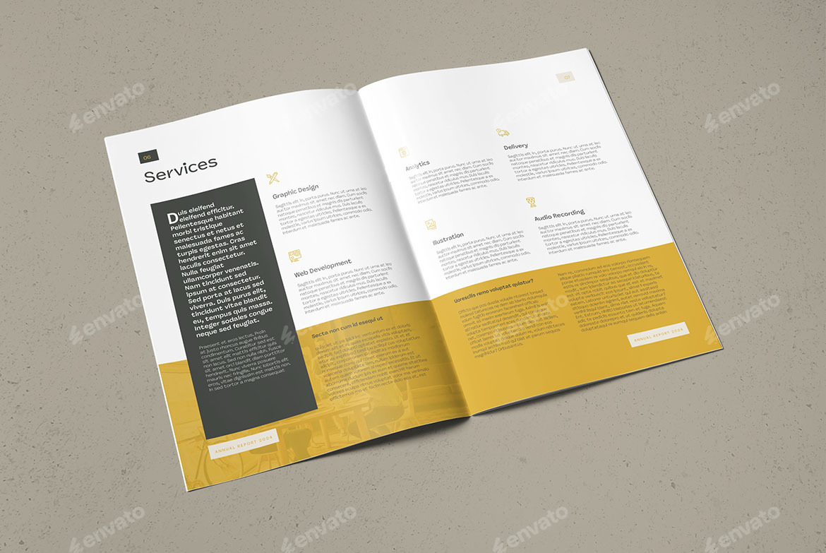 Annual Report 2025, Print Templates | GraphicRiver