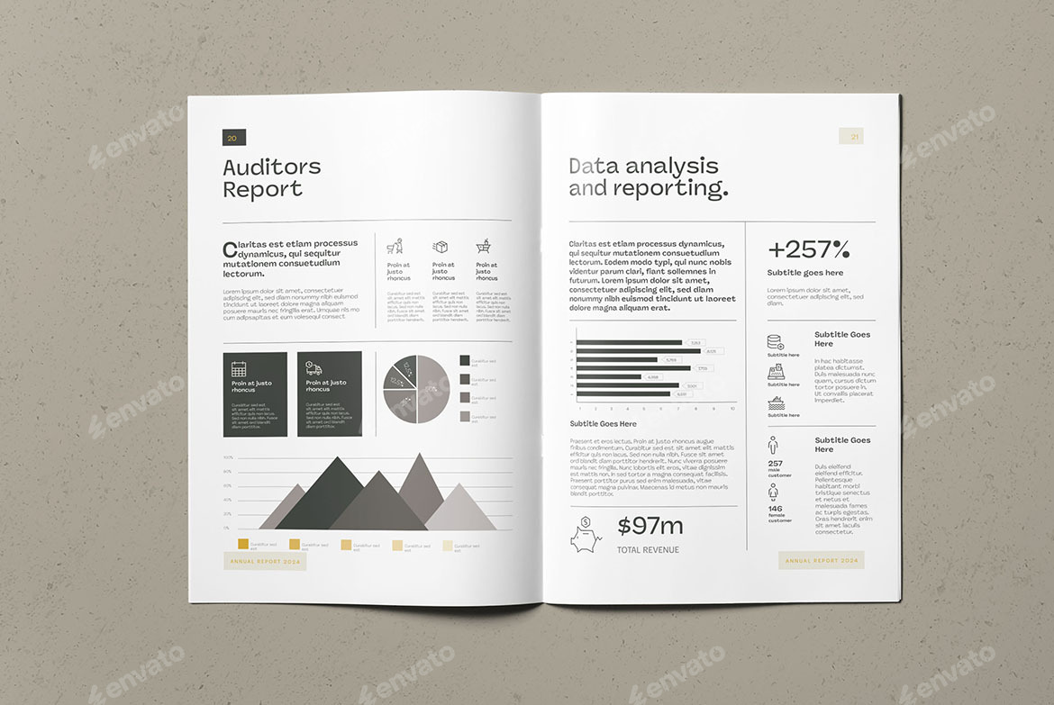 Annual Report 2025, Print Templates | GraphicRiver