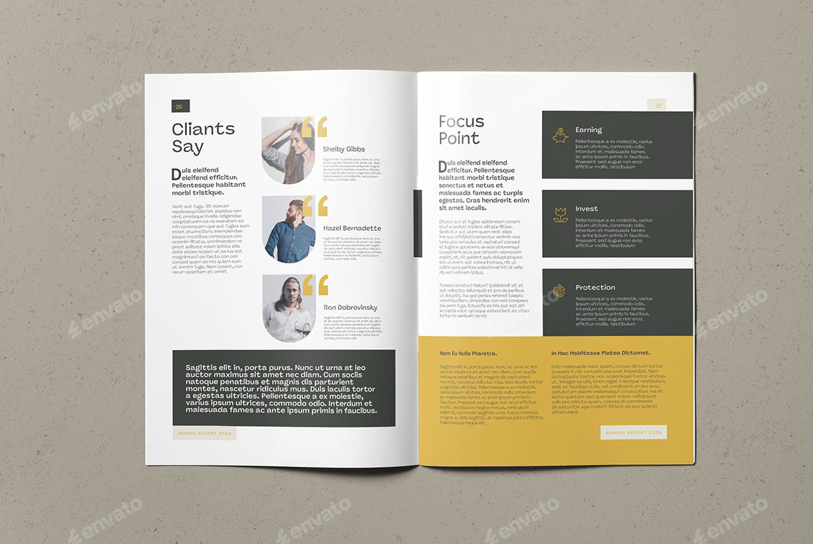 Annual Report 2025, Print Templates | GraphicRiver