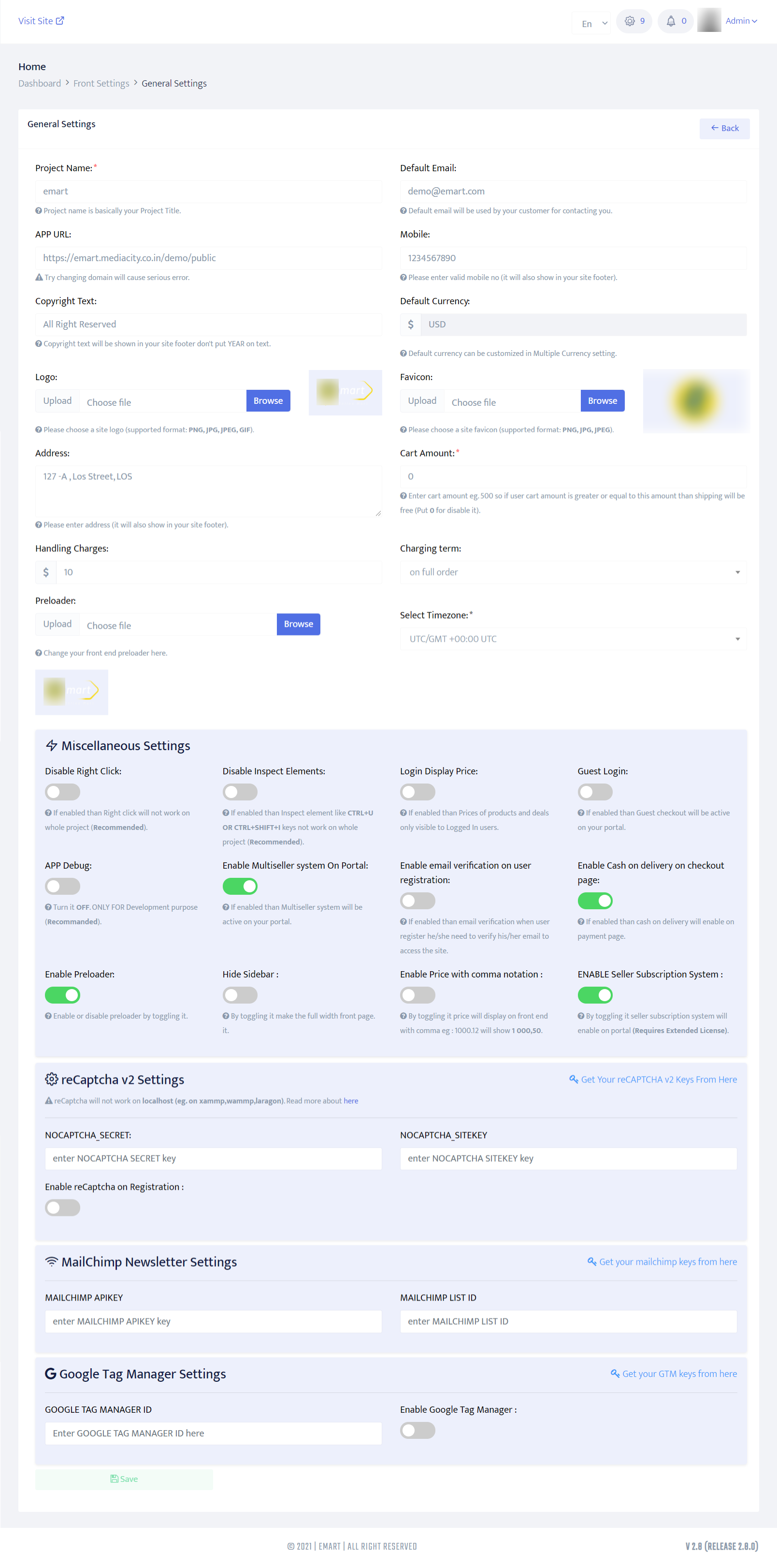 emart - Laravel Multi-Vendor eCommerce Advanced CMS by media-city | CodeCanyon