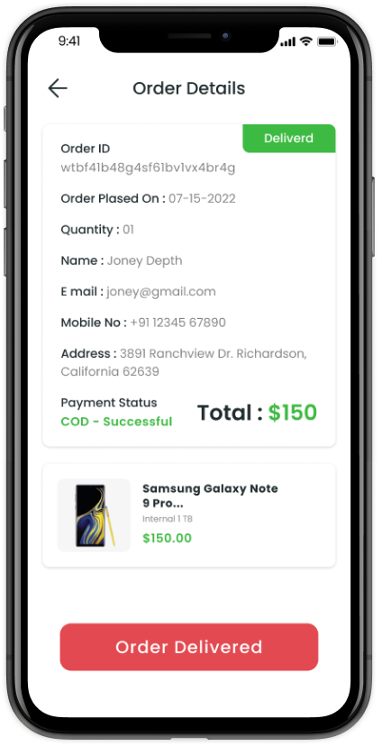 eCommerce Delivery App - React Native Mobile App Template - Android/iOS UI kit by slmbstore