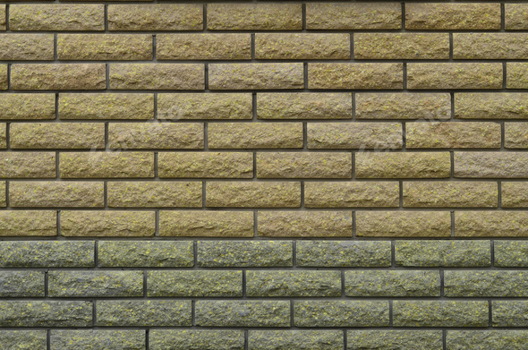 Modern weathered colored slate brick wall texture Stock Photo by Mehaniq41