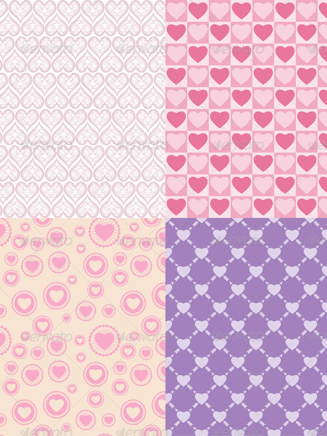 Pattern Romantic, Vectors | GraphicRiver