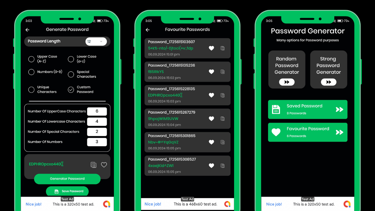 Secure Password Generator with AdMob Ads Android by MJAppsStudio ...