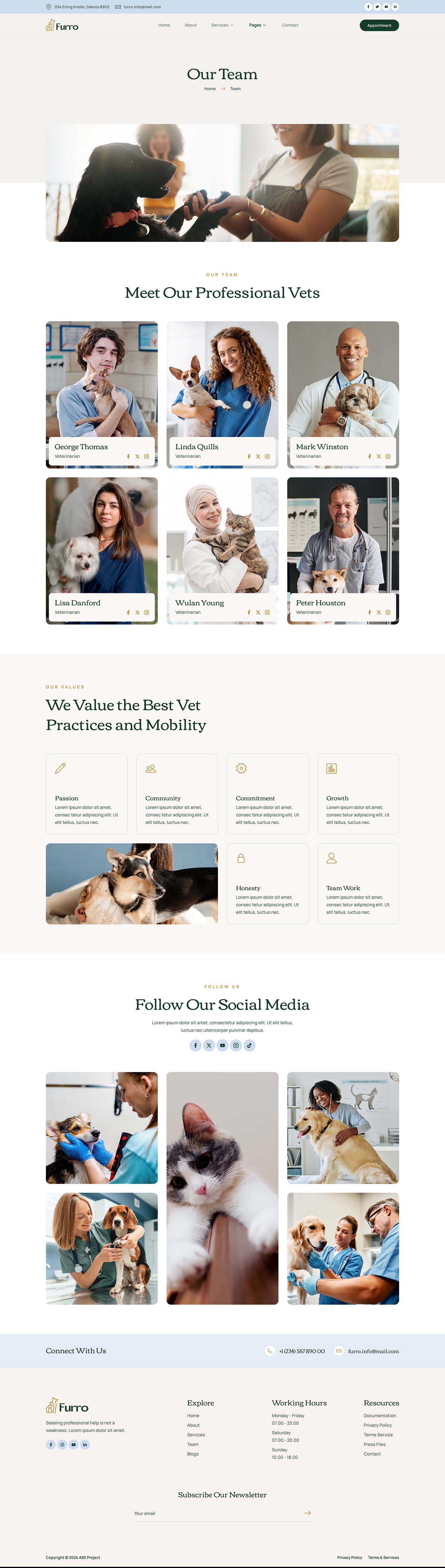 Furro - Pet Care & Veterinary Elementor Template Kit by askproject