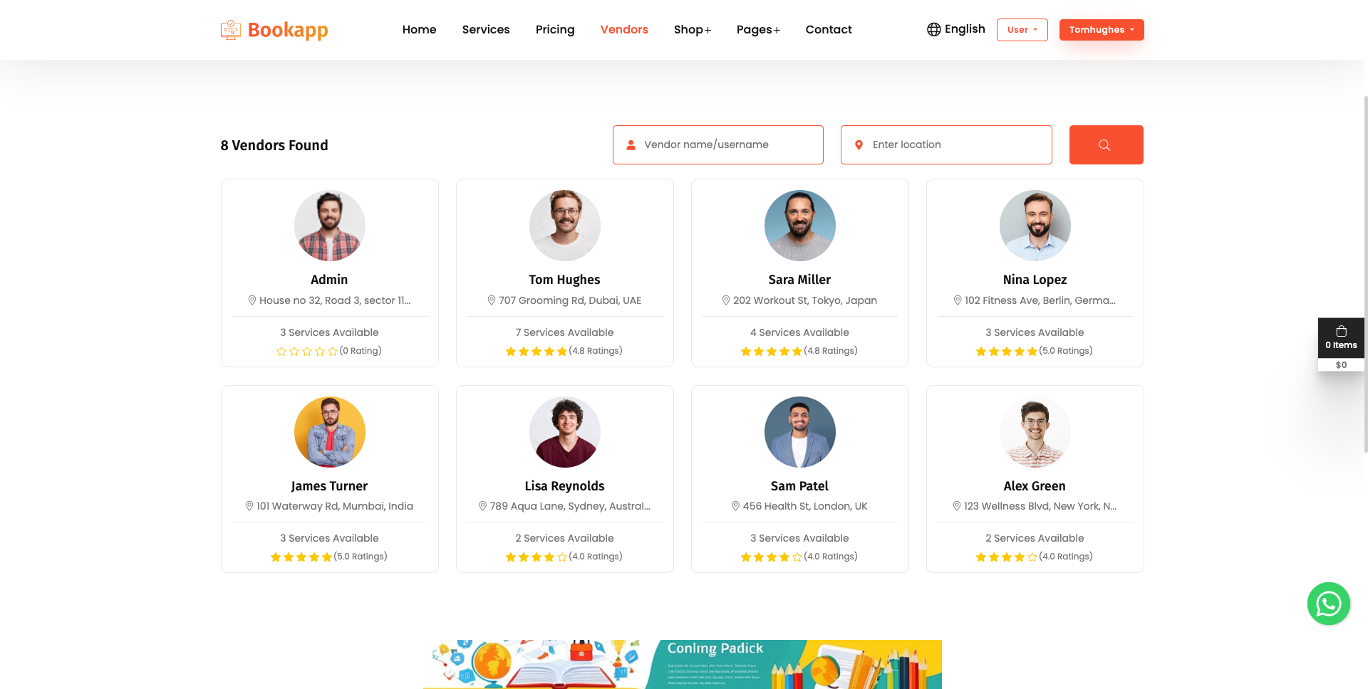 Bookapp - Multivendor Service / Appointment Booking Laravel Website ...