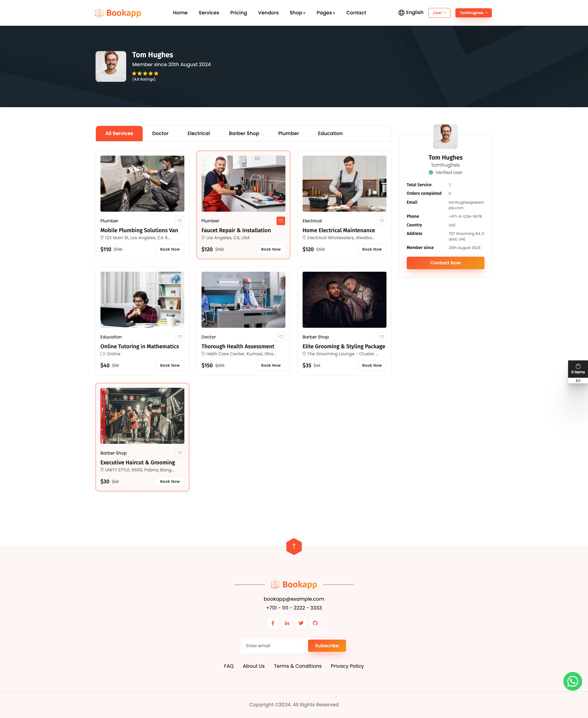 Bookapp - Multivendor Service / Appointment Booking Laravel Website (Subscription Based) by ...
