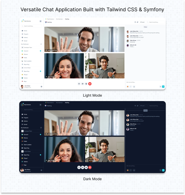 Loom Symfony - The Ultimate Chat UI Kit Template by pixeluniverce ...