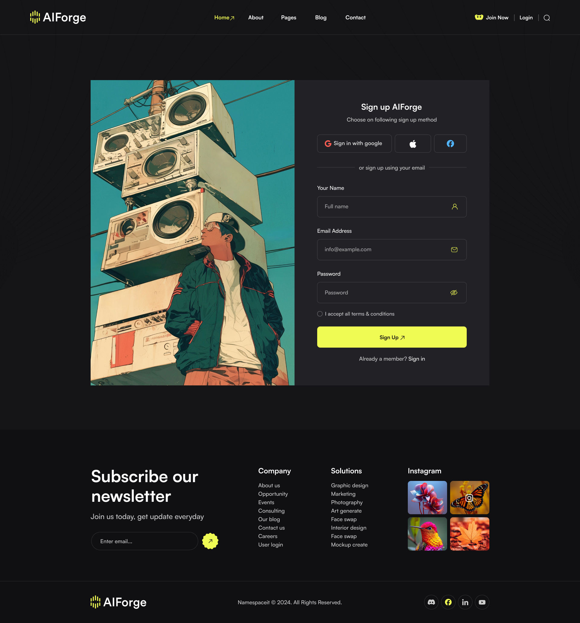 AIForge - Multipurpose AI Figma Template by Namespace-IT | ThemeForest