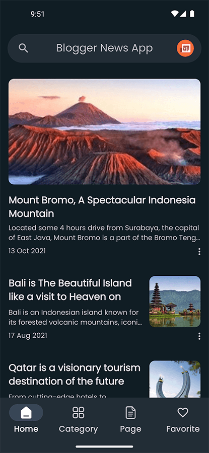Blogger News App - Blogger API v3 by solodroid | CodeCanyon
