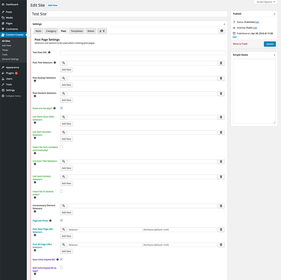 WP Content Crawler - Get content from almost any site, automatically ...