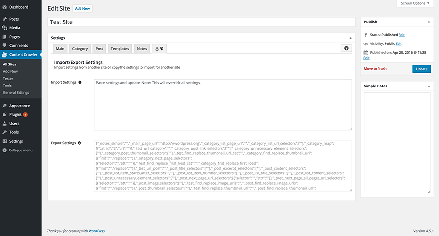 WP Content Crawler - Get content from almost any site, automatically ...