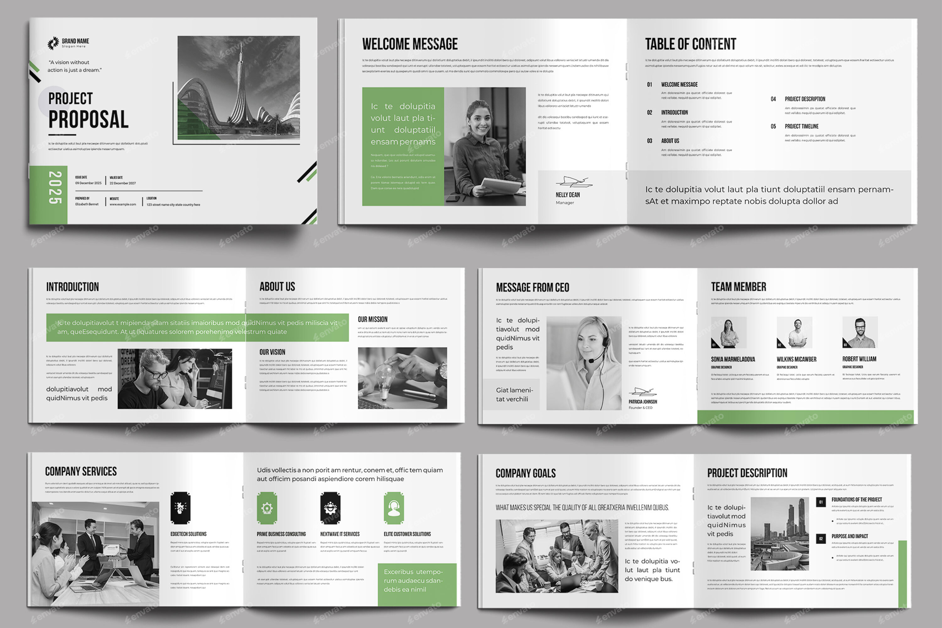 Project Proposal Layout, Print Templates | GraphicRiver