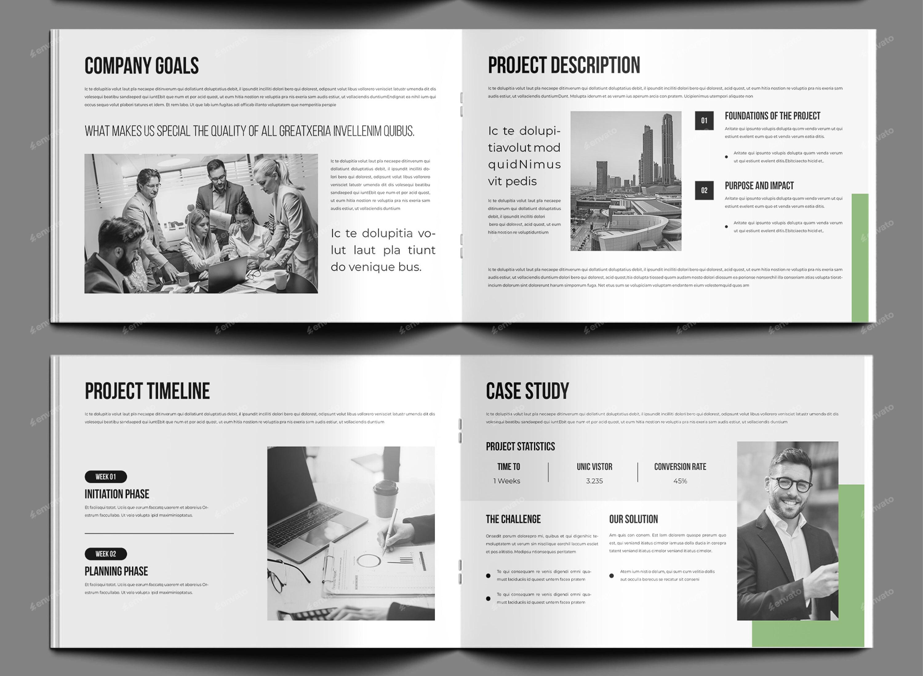 Project Proposal Layout, Print Templates | GraphicRiver