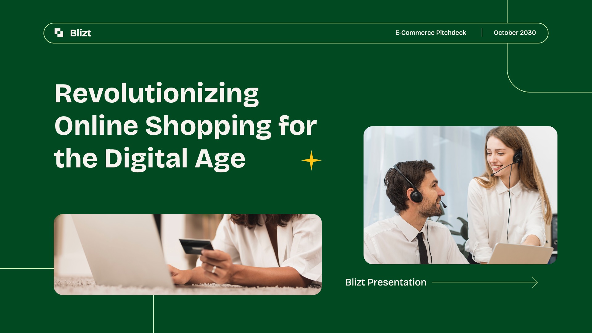 Corporate E-Commerce Pitch Deck PPT, Presentation Templates | GraphicRiver