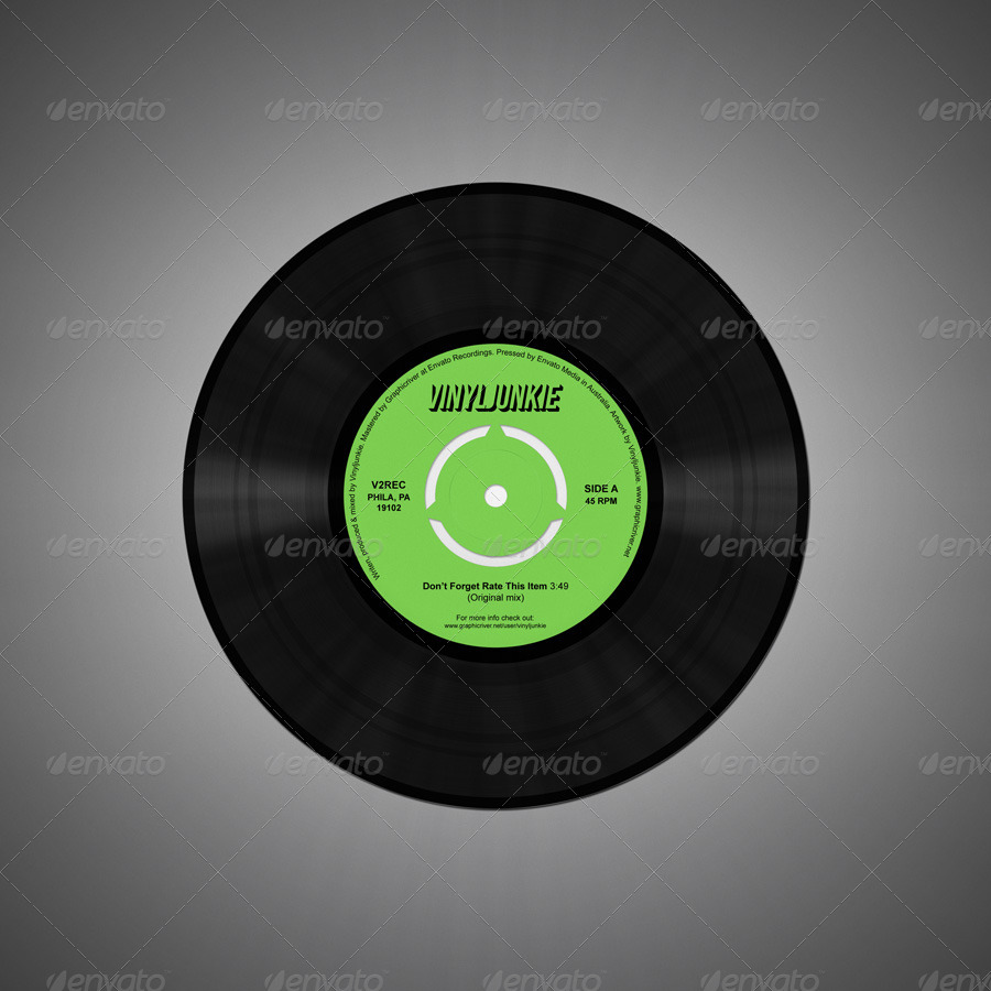 Realistic Vinyl Records With Inner Sleeves, Graphics | GraphicRiver
