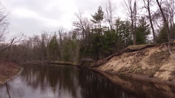 Muskegon River, Leota, Michigan, USA - Cruise Through Muskegon River ...