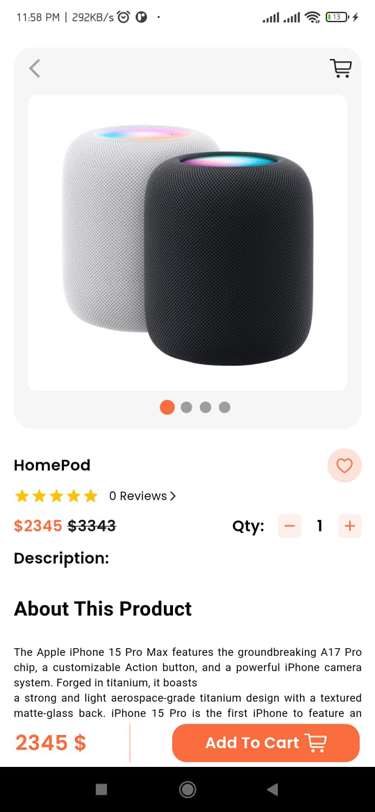 eElectronics - Build a Flutter eCommerce Mobile App for Android and iOS from WordPress ...
