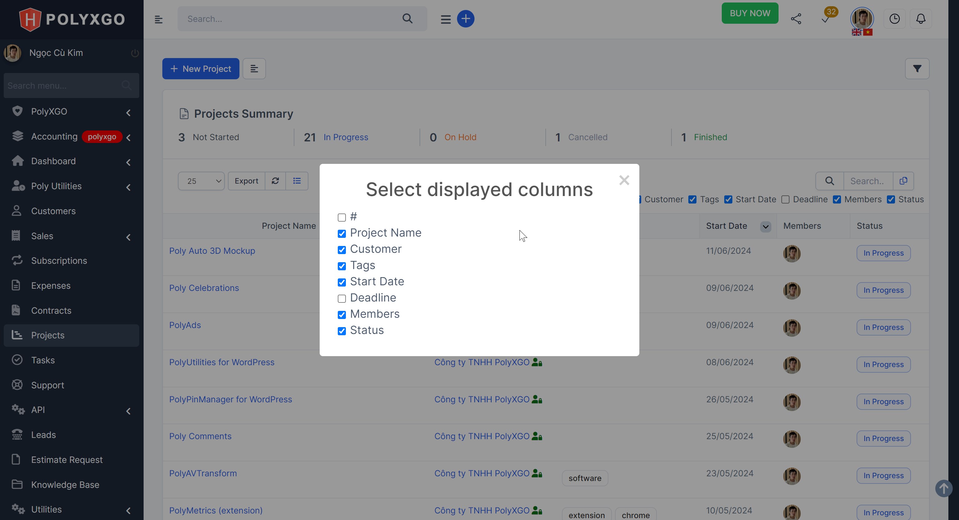 PolyUtilities for Perfex CRM: Quick Access Menu, Custom JS, CSS, and More by polyxgo