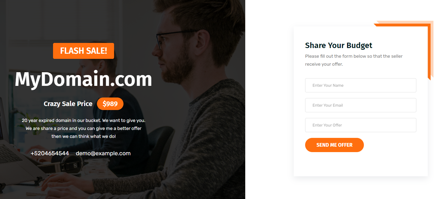Spirit - Domain for Sale WordPress Plugin by TwinkleTheme | CodeCanyon