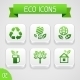 Collection of Apps Icons with Eco Elements. Set 2., Vectors | GraphicRiver