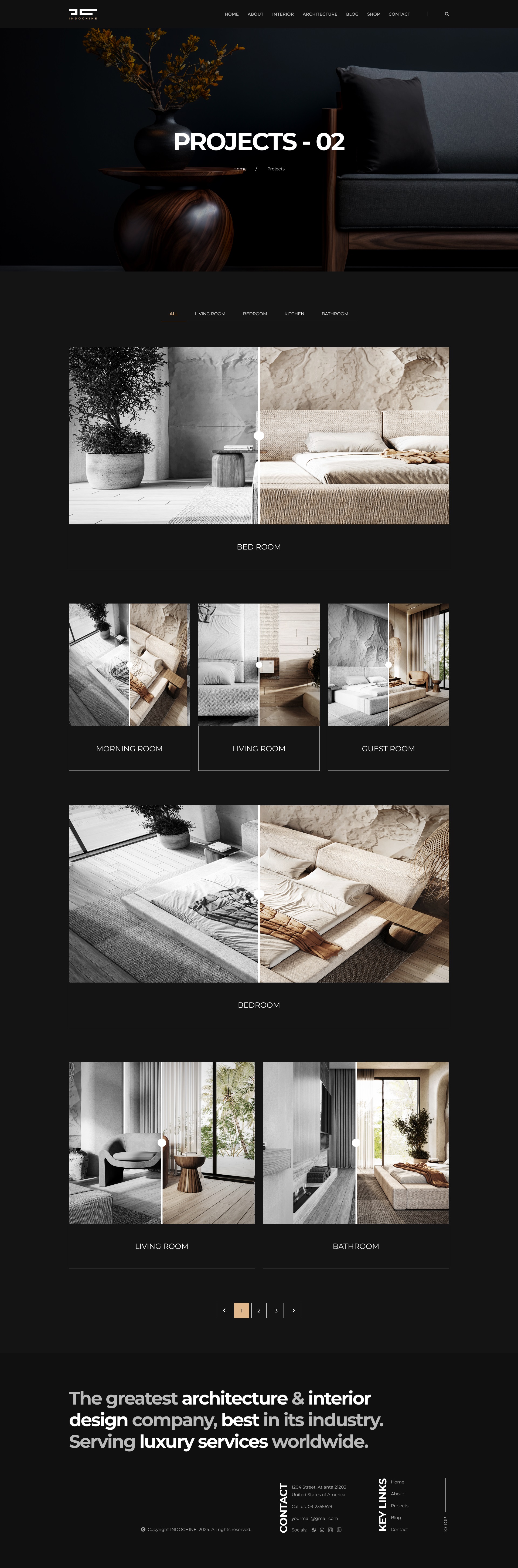 Indochine - Architecture and Interiors WordPress Theme by lohatheme