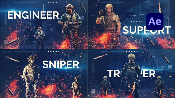 Military Team, After Effects Project Files | VideoHive