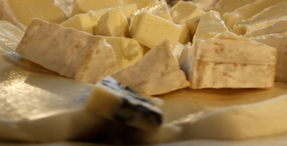 Cheese Plate Rotating, Stock Footage | VideoHive