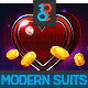 HTML Modern Suits Slot Game by Master_Key | CodeCanyon