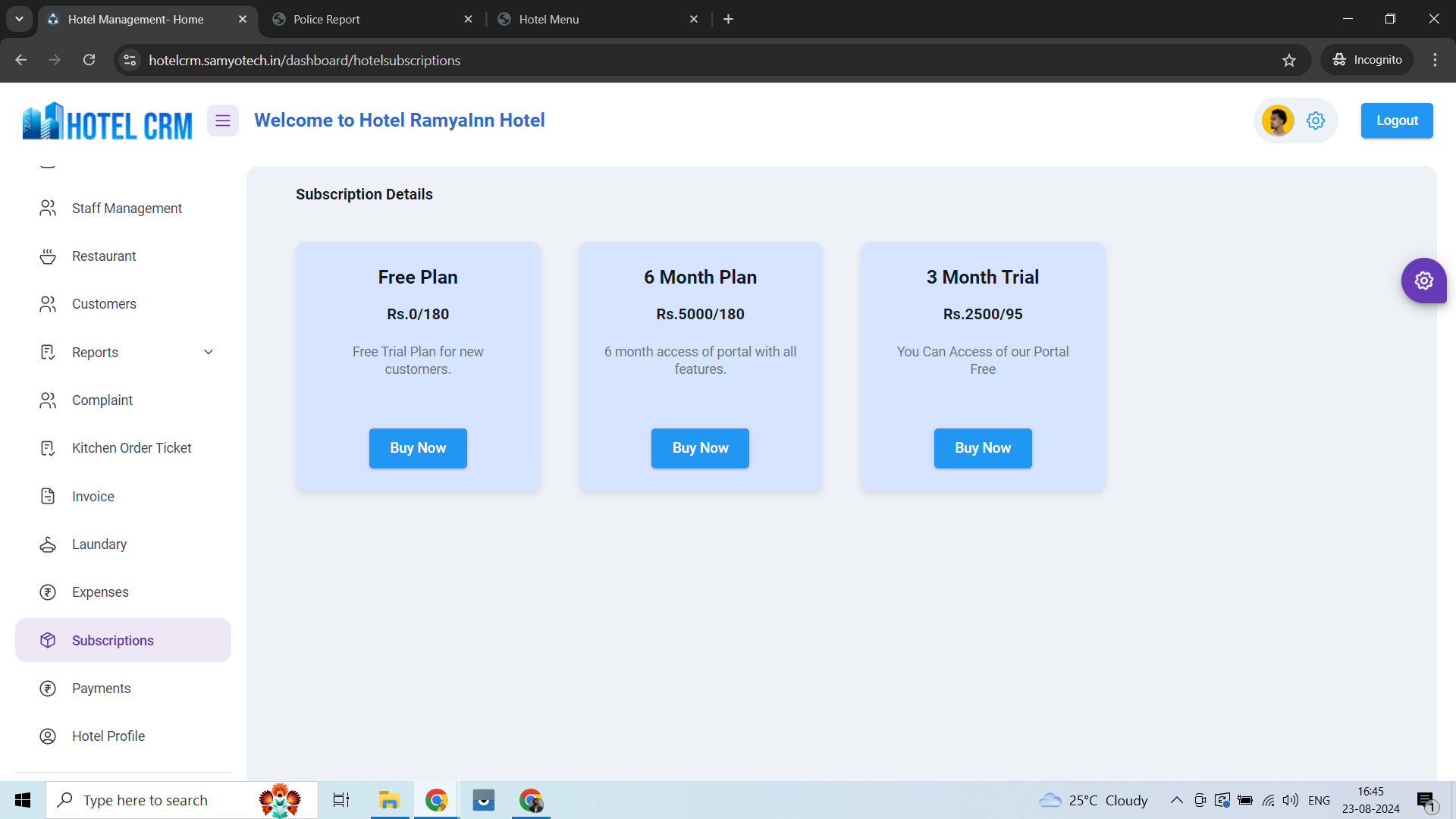 Hotel CRM | Hotel SAAS System | Hotel Booking System by samyotech ...