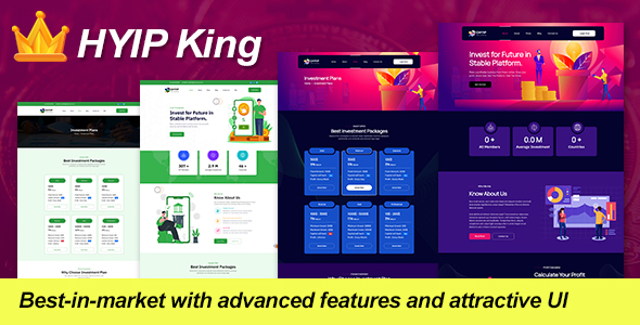 HYIP King - Advanced Investment Platform by GeniusOcean | CodeCanyon
