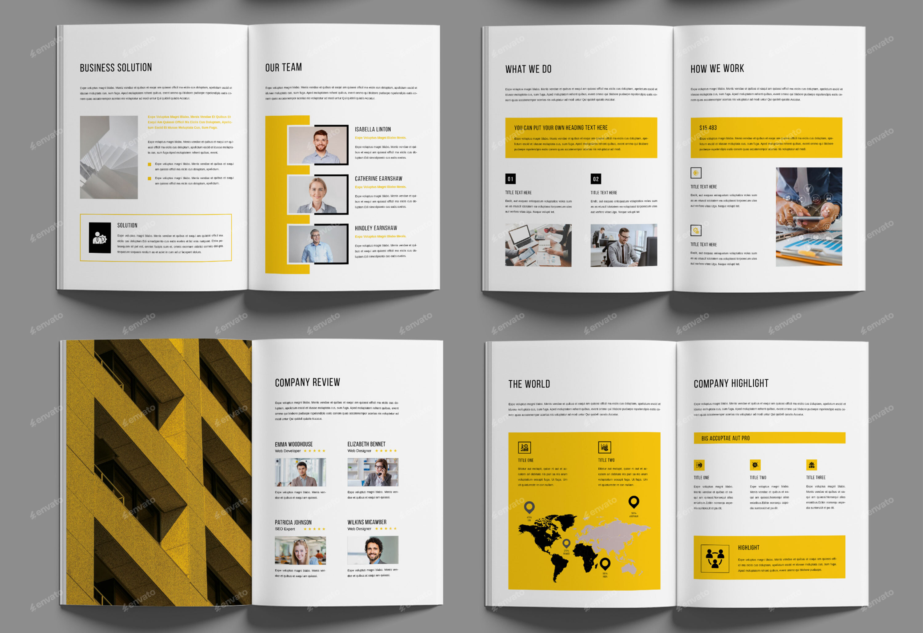 Annual Report Layout Design, Print Templates | GraphicRiver
