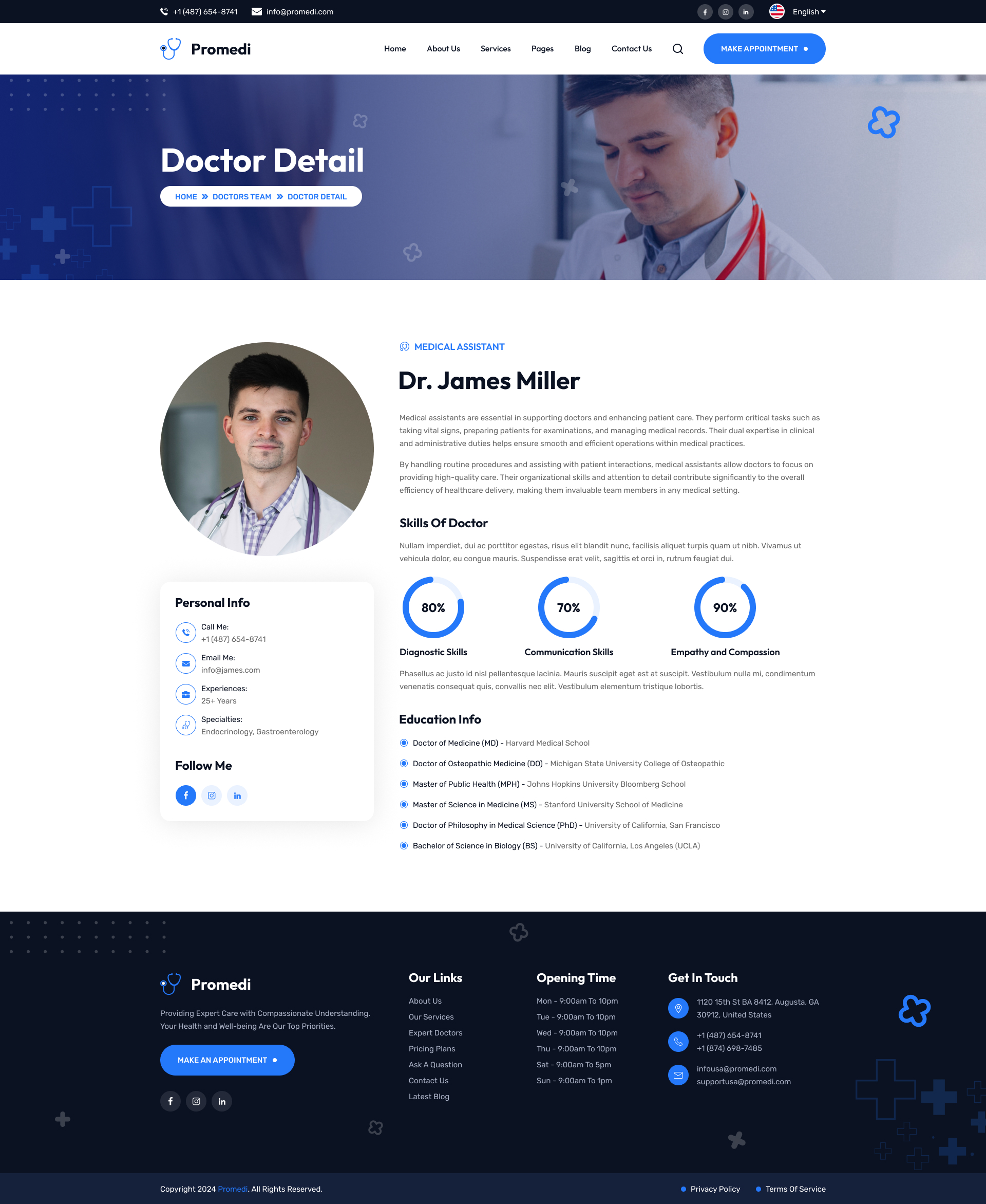 Promedi - Doctor & Health Figma Template by GeekCodeLab | ThemeForest