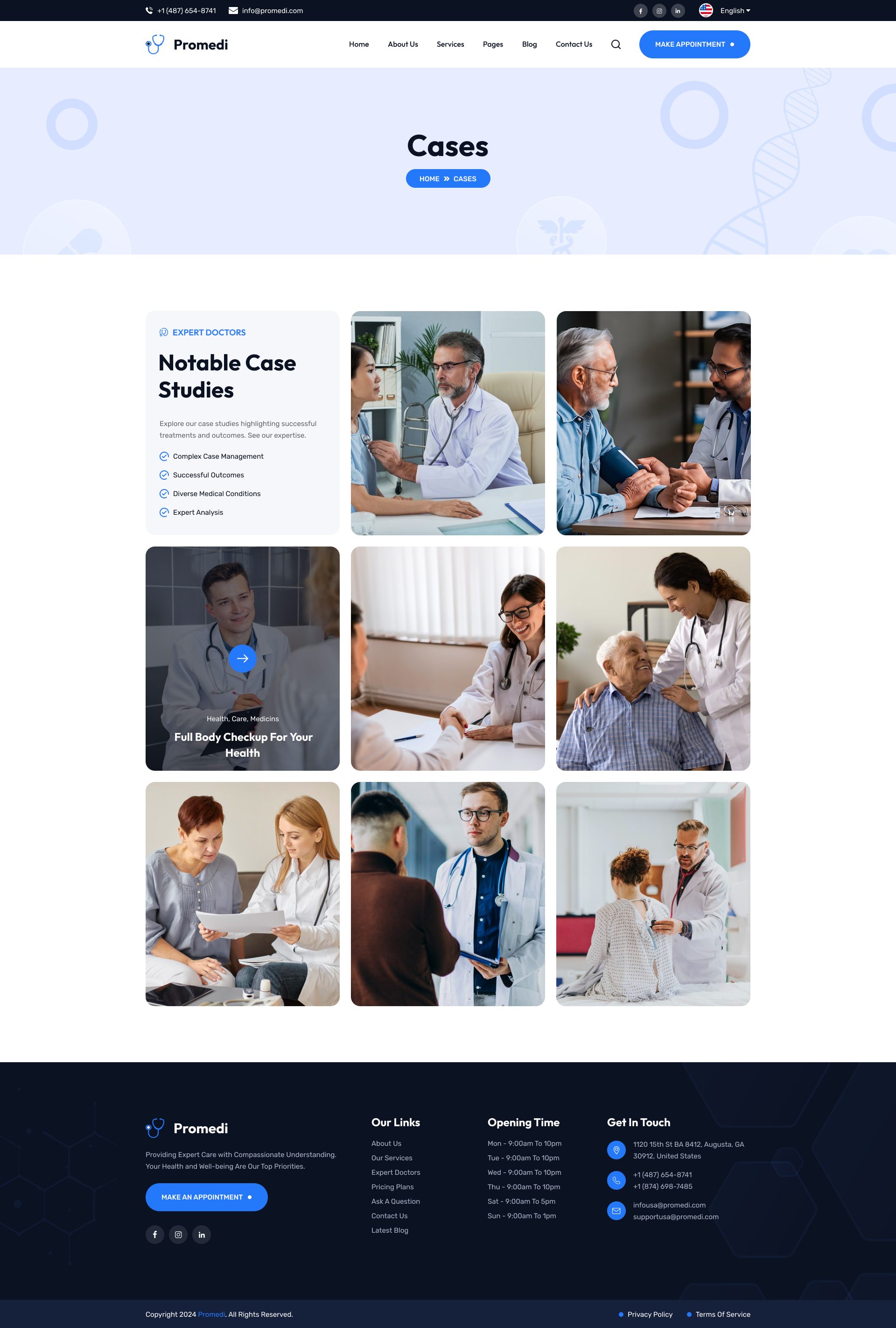Promedi - Doctor & Health Figma Template by GeekCodeLab | ThemeForest